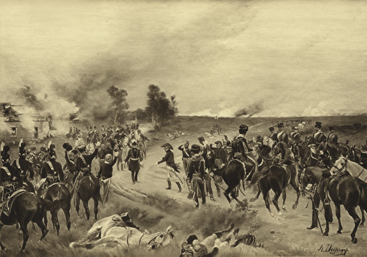 Battle of Waterloo, 1815 by Henri Louis Dupray