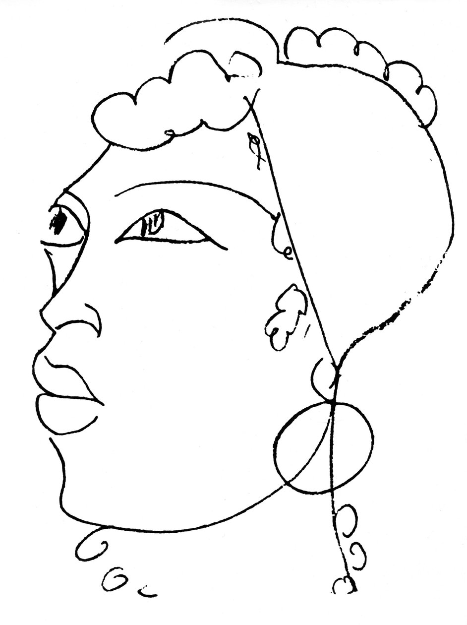 Jeanne Duval, Illustration for 'Les Fleurs du Mal' by Charles Baudelaire