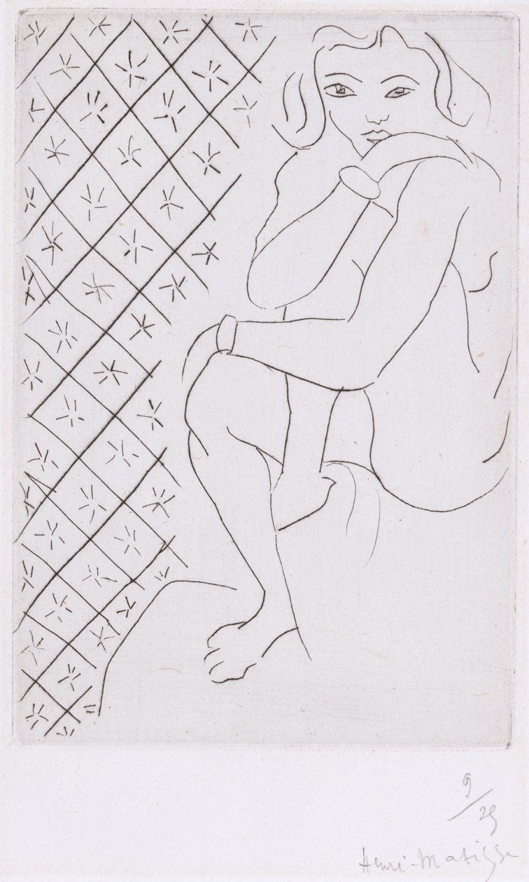 Seated Odalisque by Henri Matisse: Buy fine art print