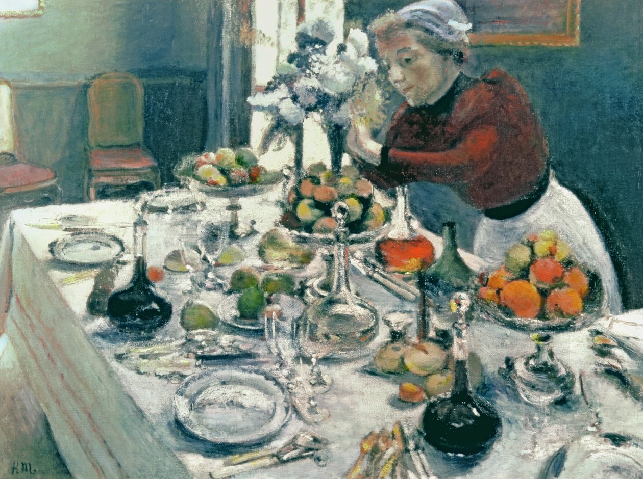 The Dinner Table by Henri Matisse: Premium art reproduction