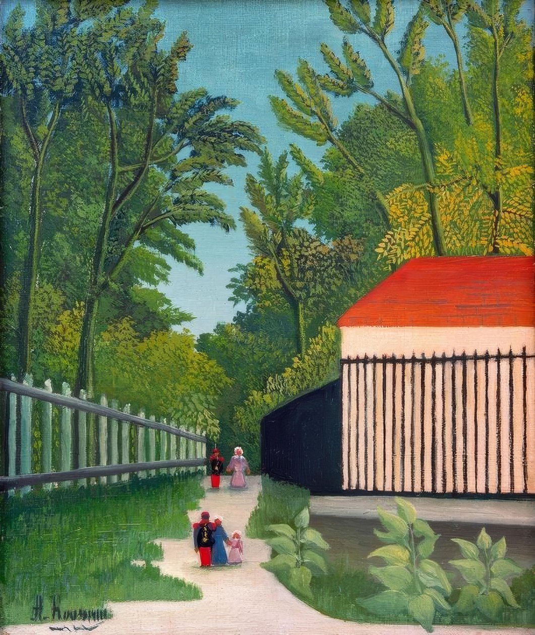 The Walk in Montsouris Park by Henri Rousseau
