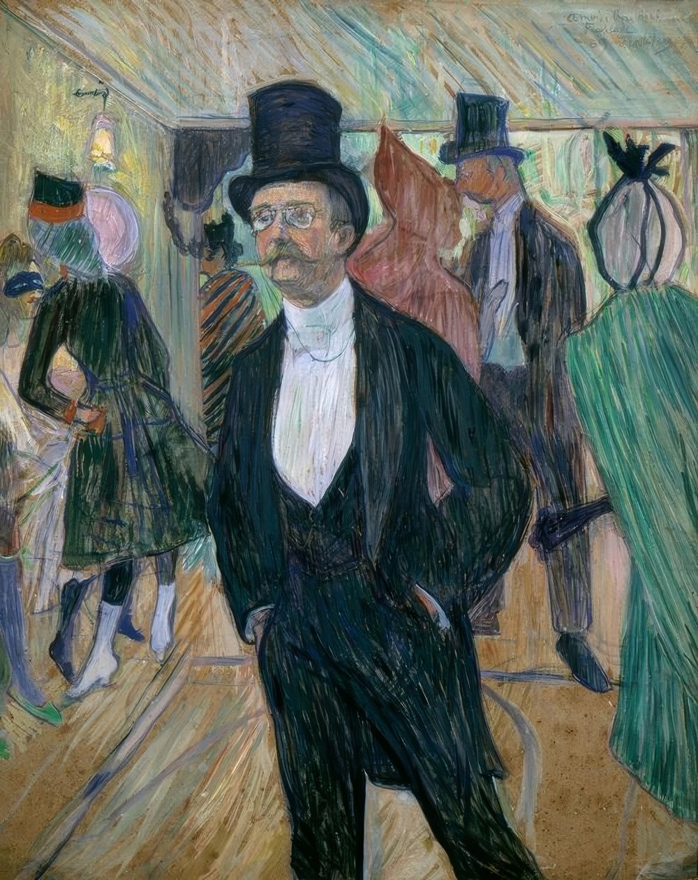 Portrait of Henri Fourcade by Henri de Toulouse-Lautrec