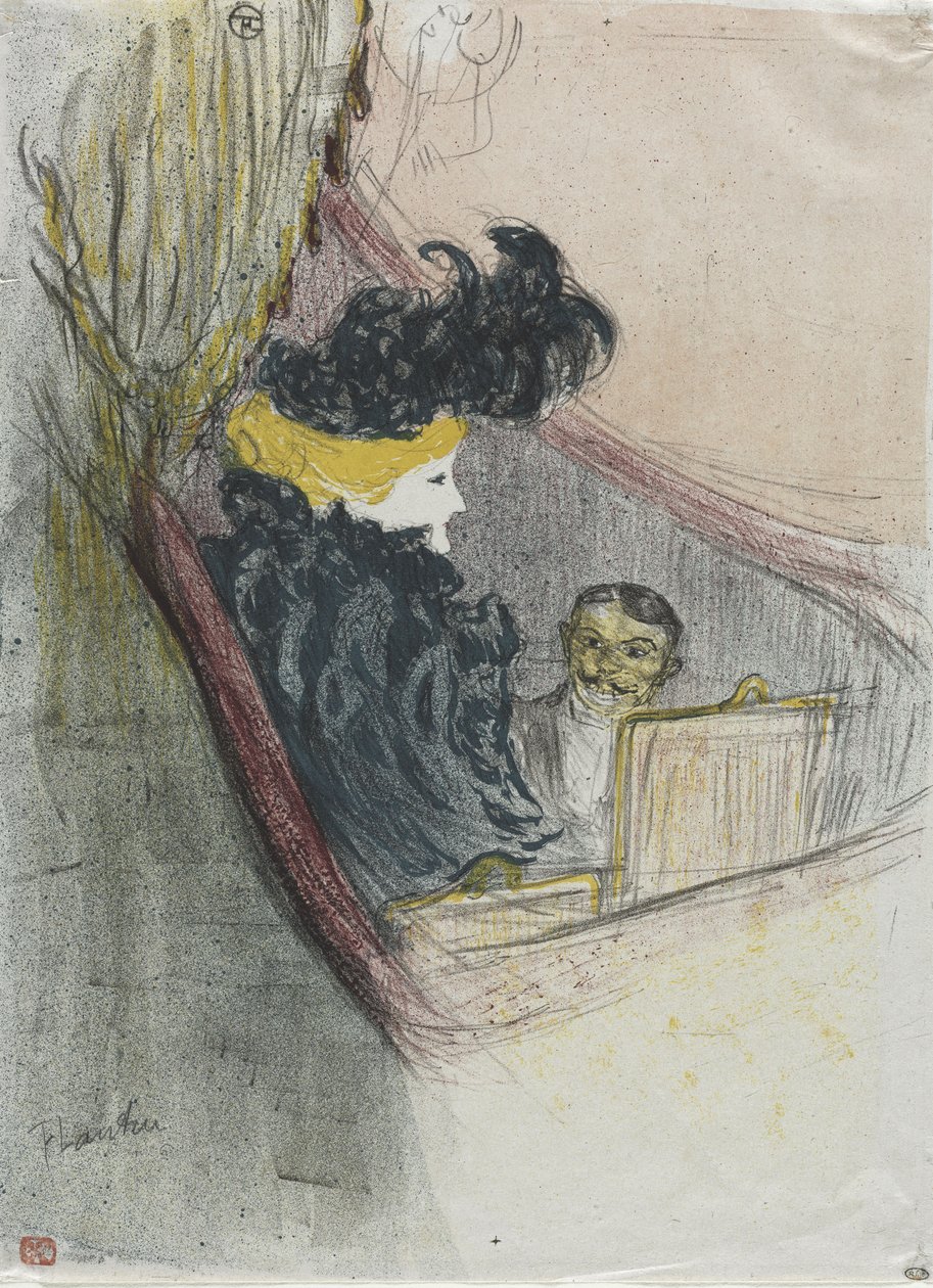 A Princely Idyl, Clara Ward by Henri de Toulouse-Lautrec