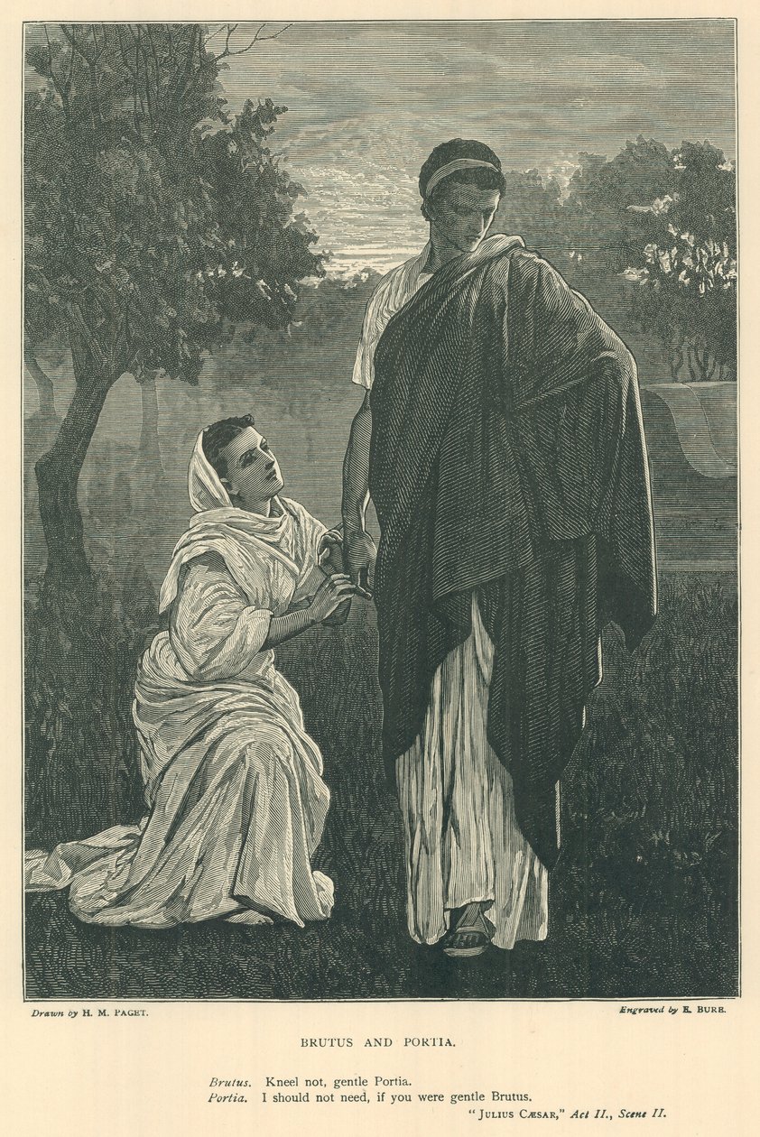 Illustration for Julius Caesar by Henry Marriott Paget
