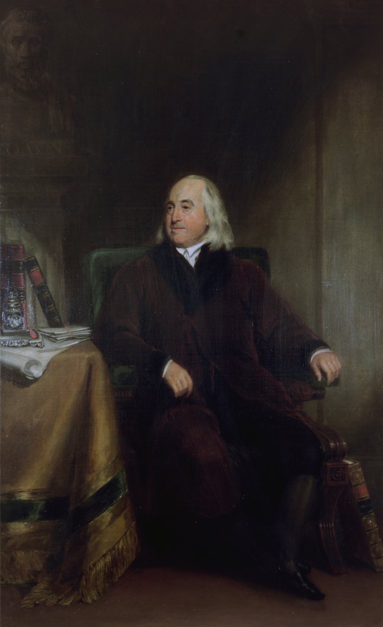 Jeremy Bentham by Henry William Pickersgill: Fine art print