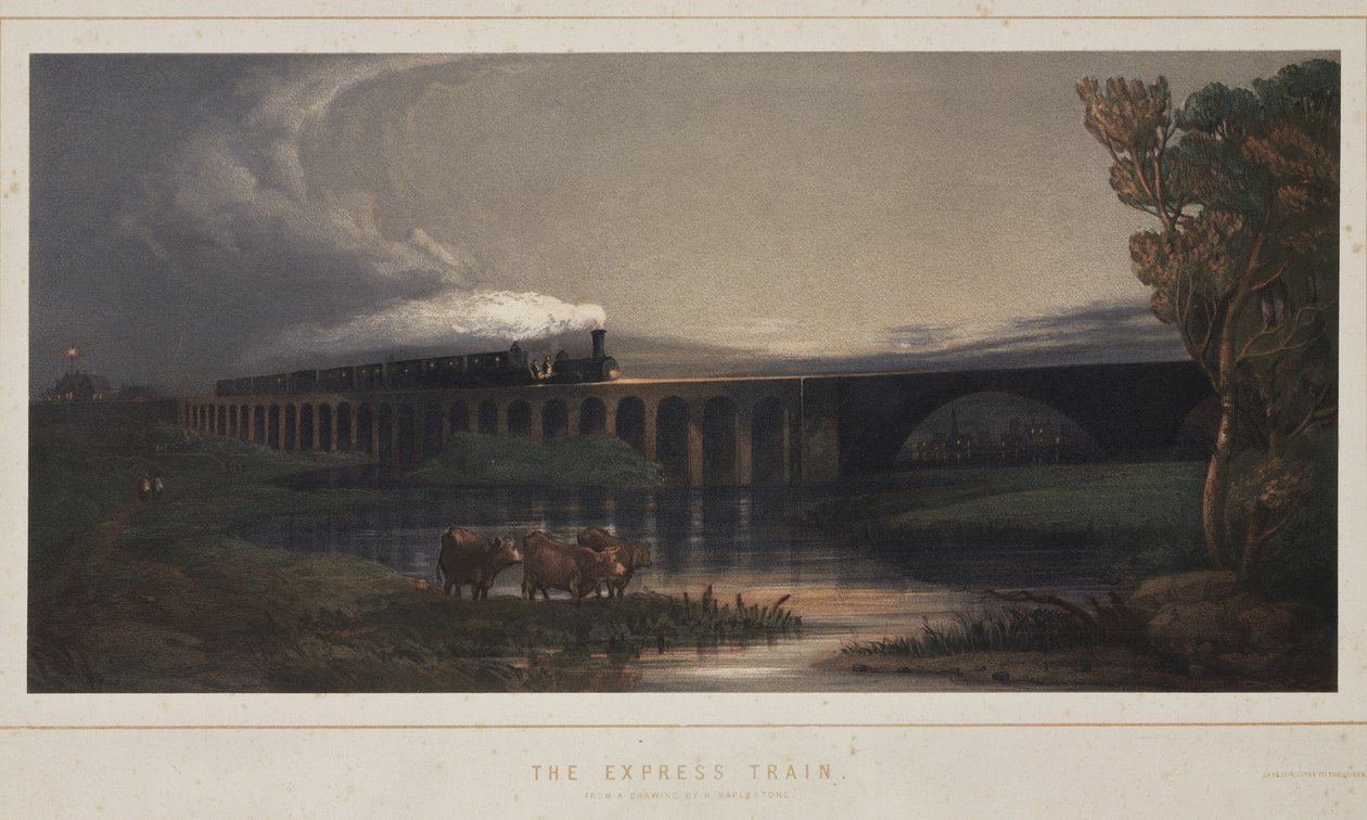 The Express Train by Henry after Maplestone: Fine art print