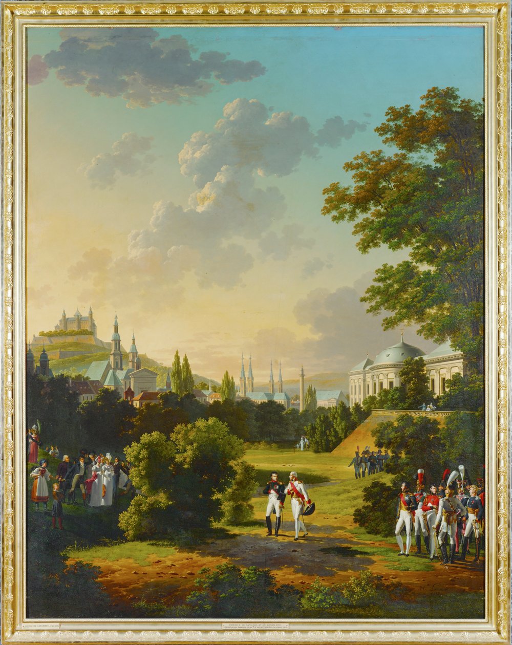 Meeting Between Napoleon I and the Grand Duke Ferdinand Joseph at ...