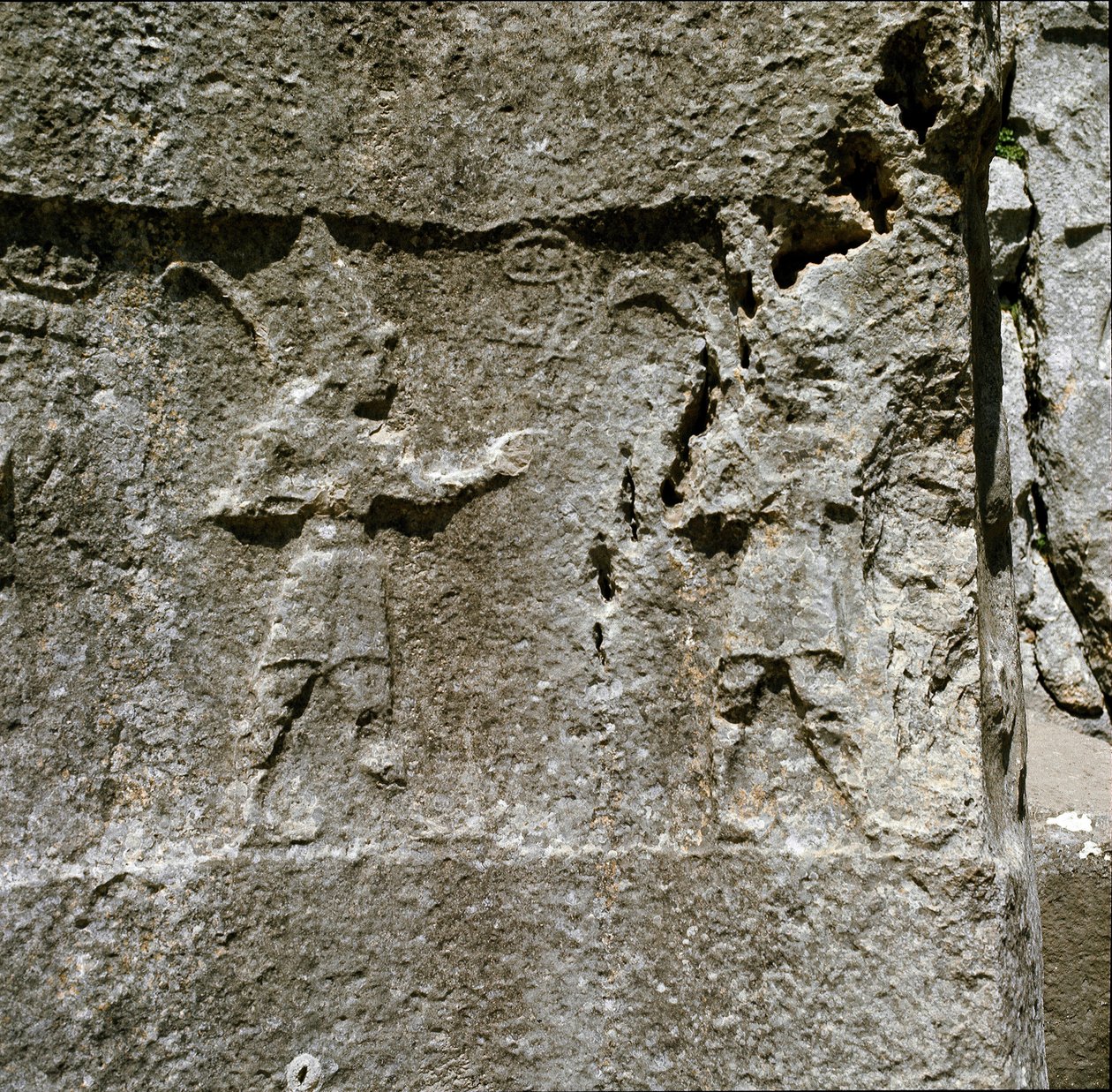 Low Relief with Two Characters by Hittite: Fine art print