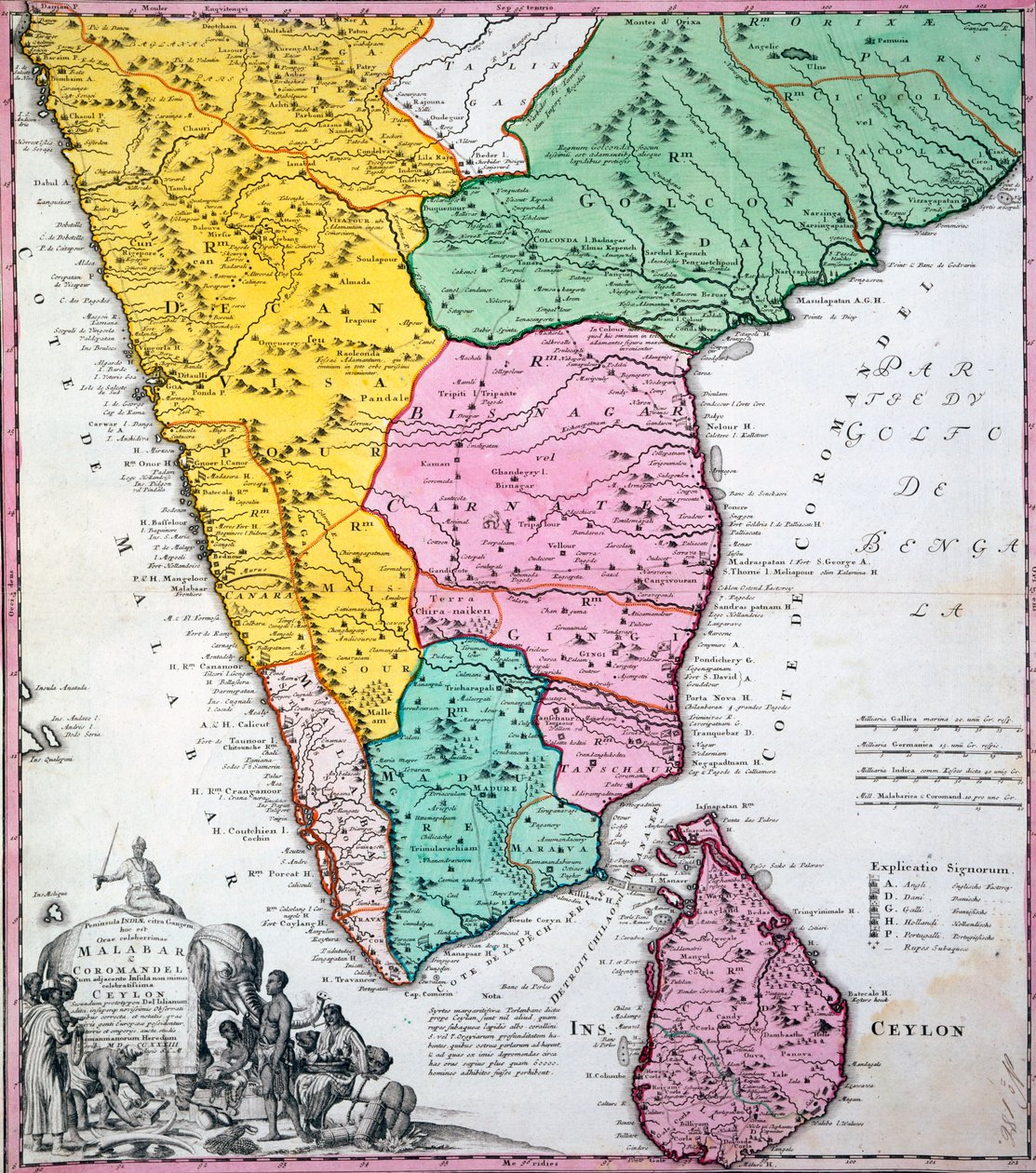 Indian Peninsula Map Holocene Regional Scale Behavior Of The Rivers Of