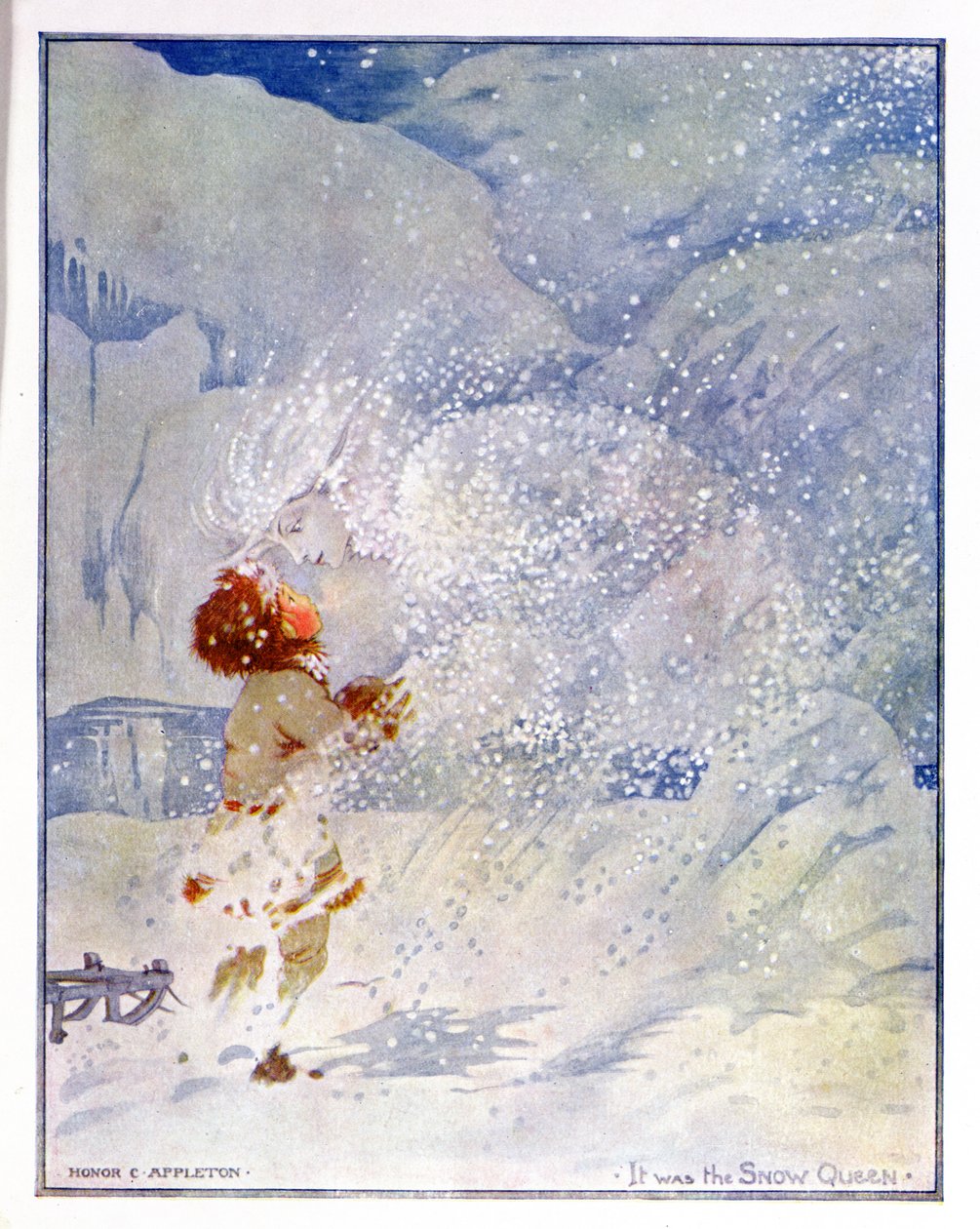 Illustration from 'The Snow Queen' in an Edition of 'Fairy Tales' by ...