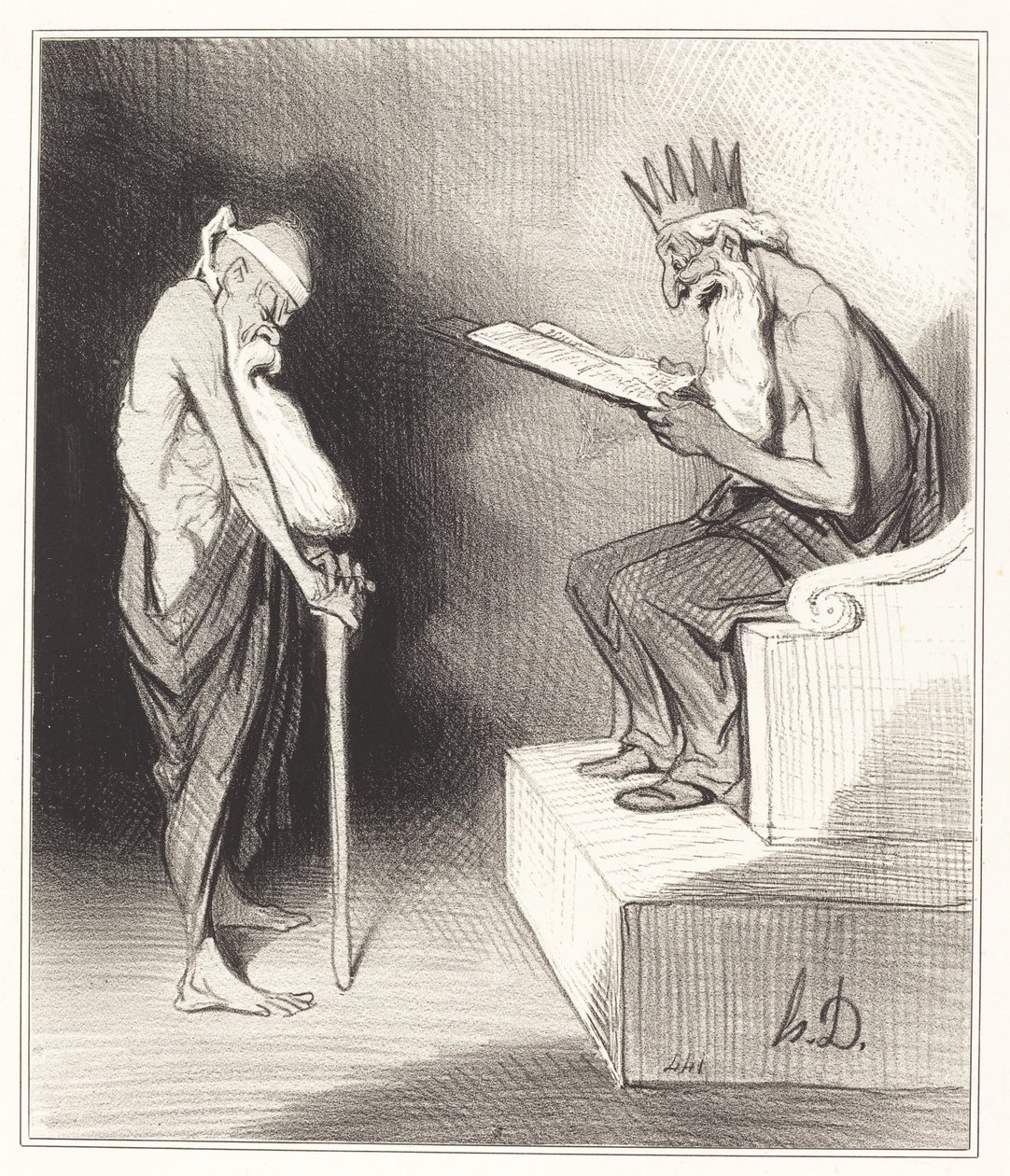 Clemency of Minos by Honoré Daumier: Buy fine art print