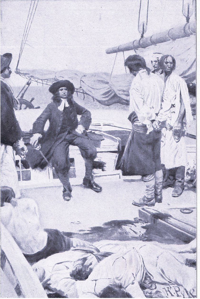 Colonel Brett and the pirate, from Howard Pyles Book of Pirates