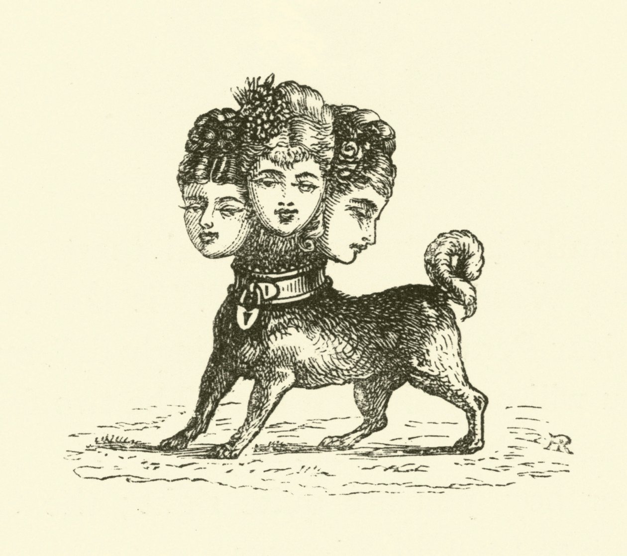 Female Cerberus by Hugh Rowley: Buy fine art print