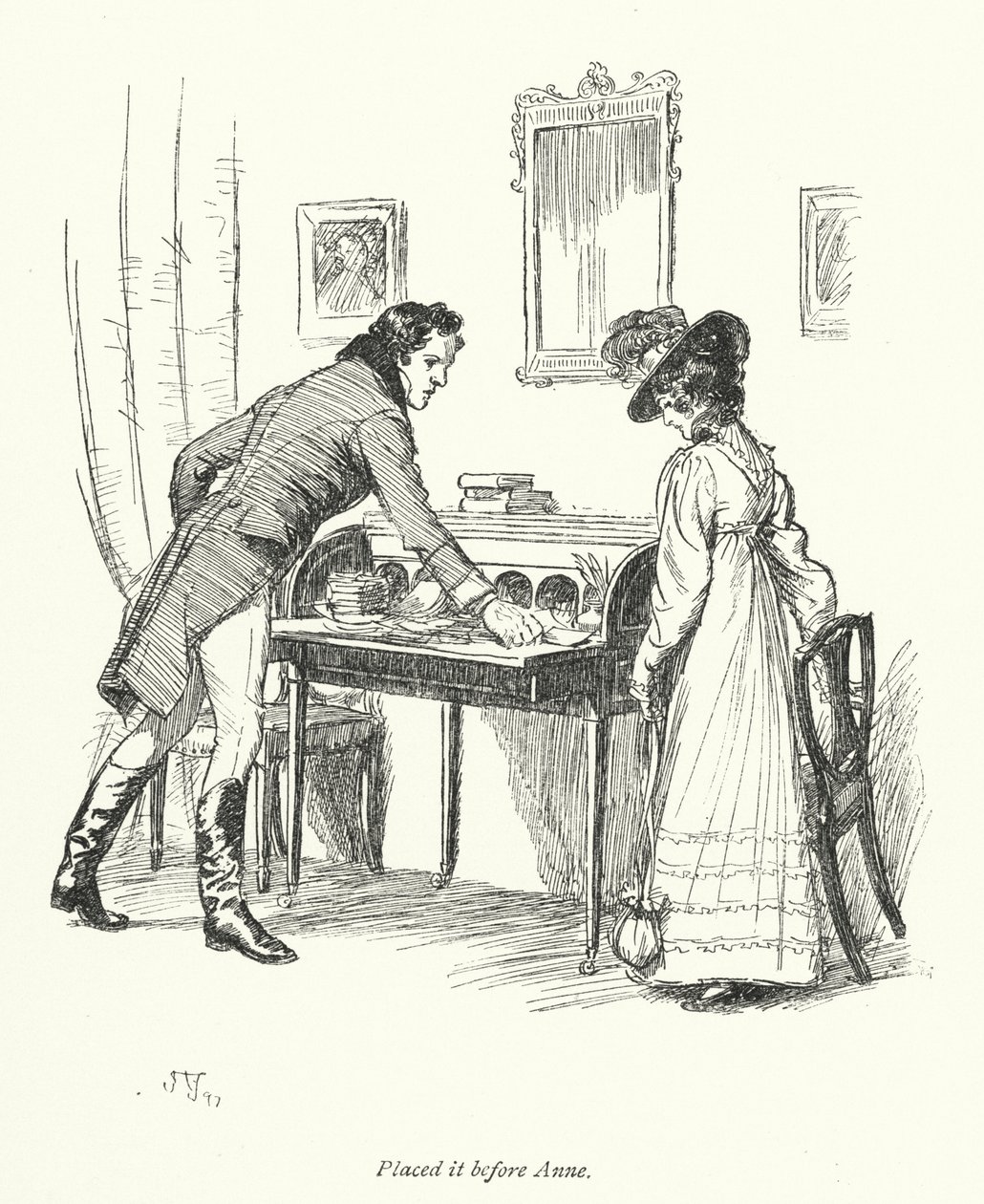 Illustration for Persuasion by Jane Austen by Hugh Thomson