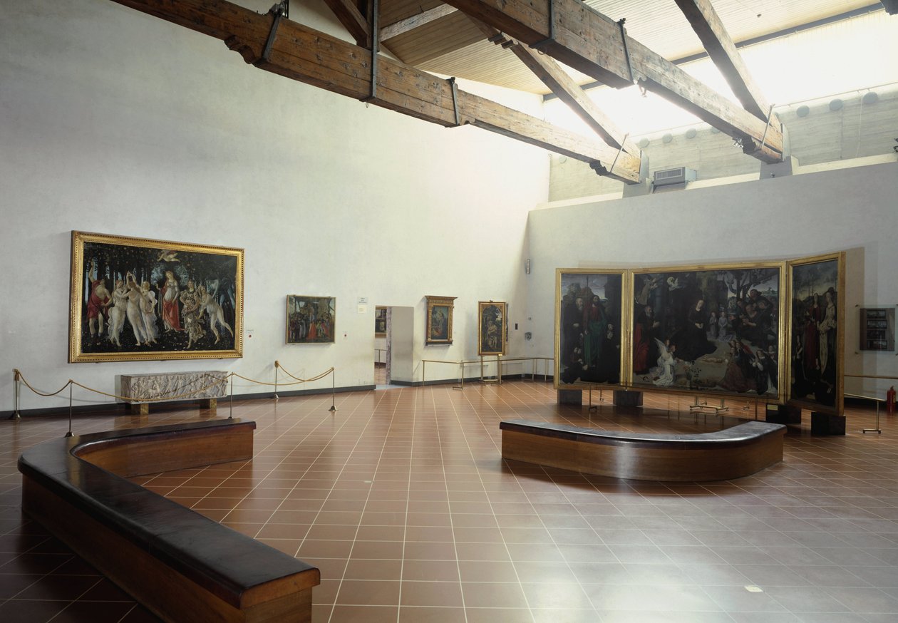 Museum room presenting the Spring and Adoration of the Magi by ...