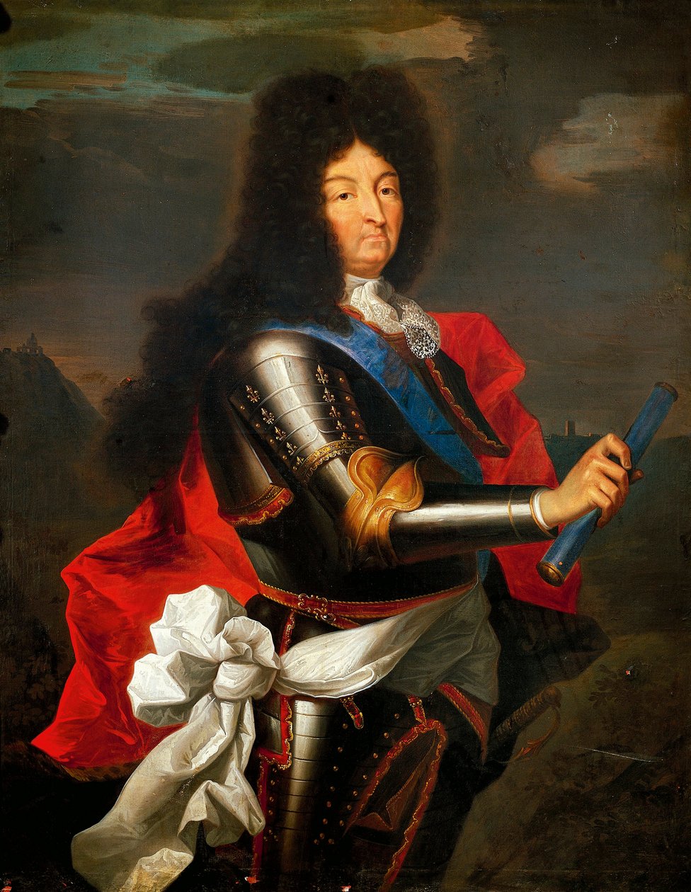 Portrait of Louis XIV of France by Hyacinthe Francois Rigaud