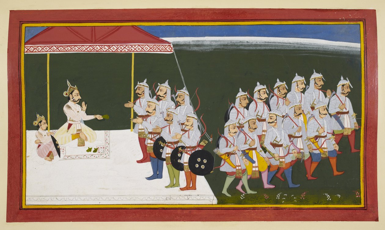 King Sagara Orders His Sons to Find the Sacrificial Horse