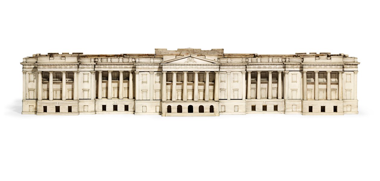Model of the Hazarduari Palace, Murshidabad by Indian School
