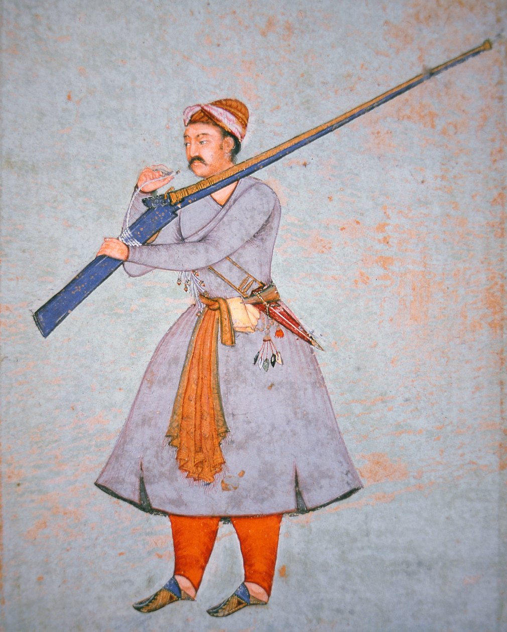 Officer of the Mughal Army, c.1585 by Indian School