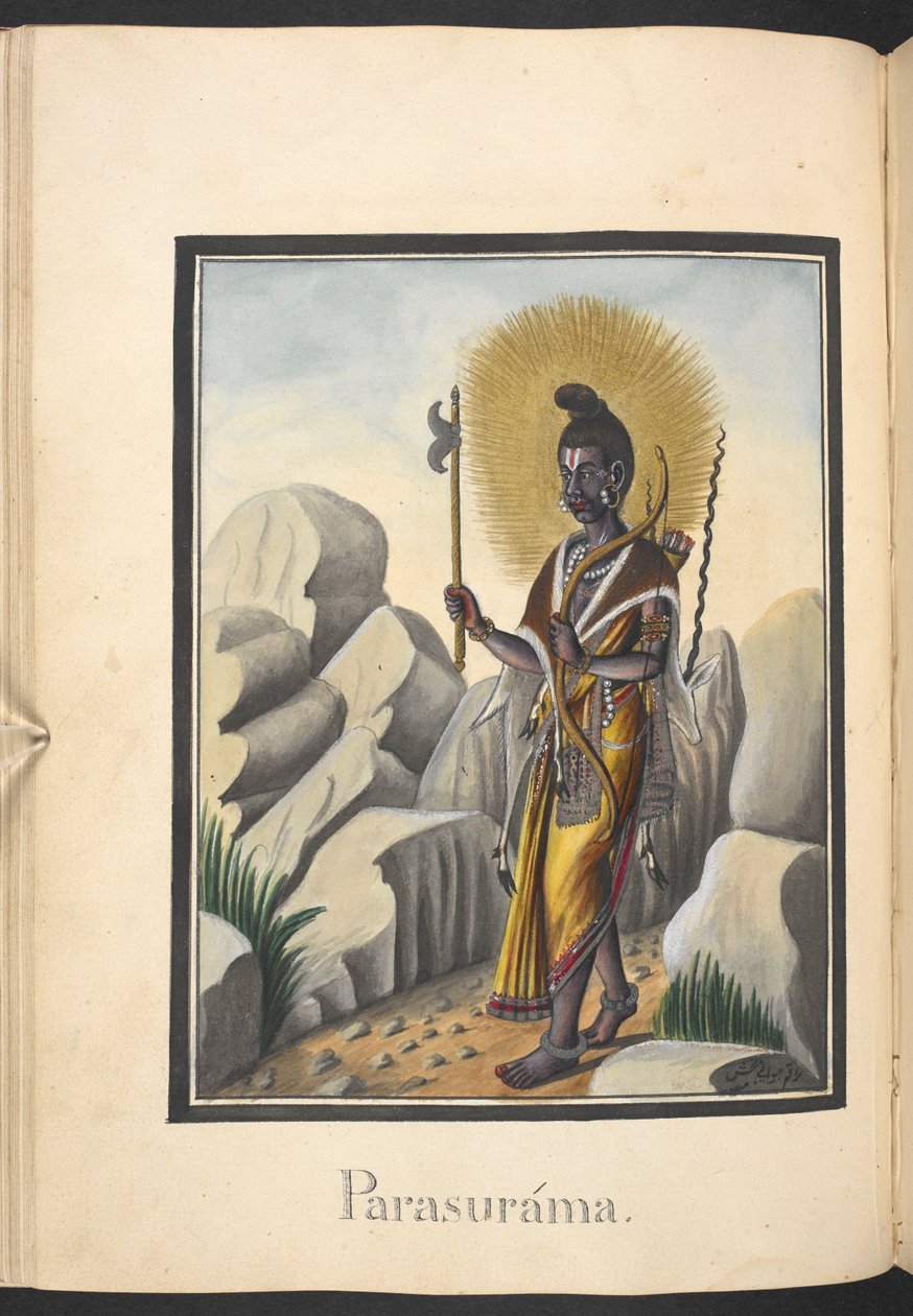 Parasurama, 'Rama with the Axe', Sixth Incarnation of Vishnu