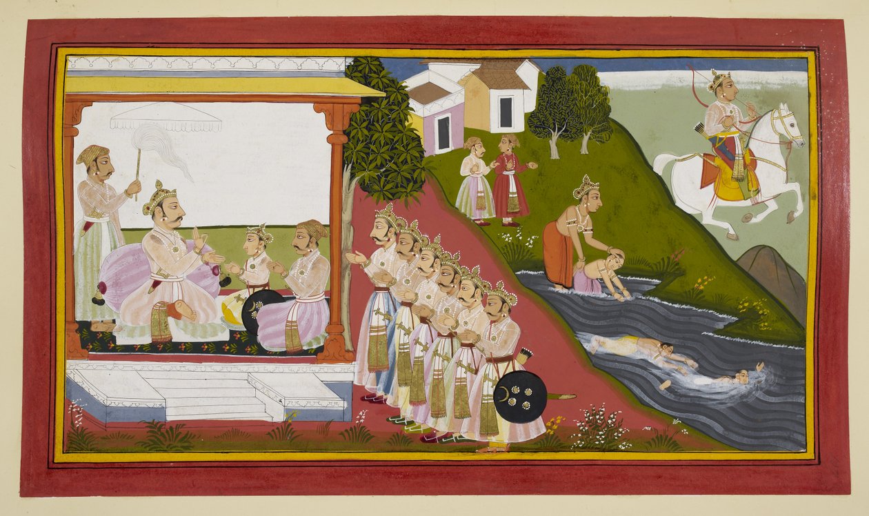 Prince Asamanjasa became evil, drowning children in the Saraya river ...
