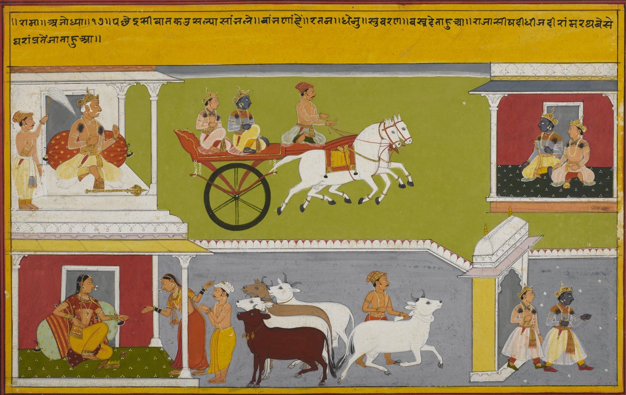 Rama is made regent, leaves the palace, and tells his mother Kaushalya ...