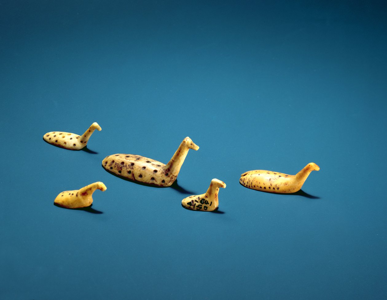 Inuit Shore Bird Sculptures by Inuit School