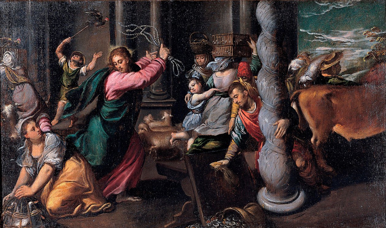 Christ Driving the Money Lenders from the Temple