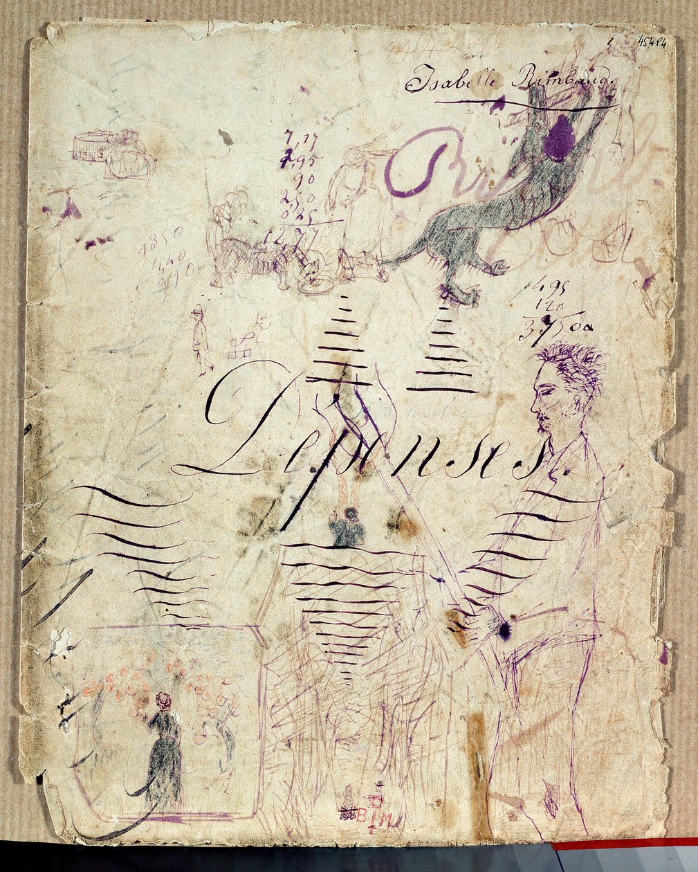 Arthur Rimbaud helping the harvest by Isabelle Rimbaud