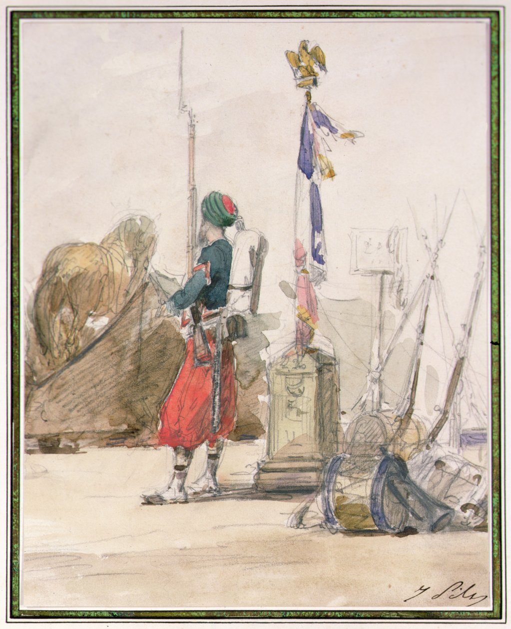 Soldier on Guard by Isidore Pils: Buy fine art print