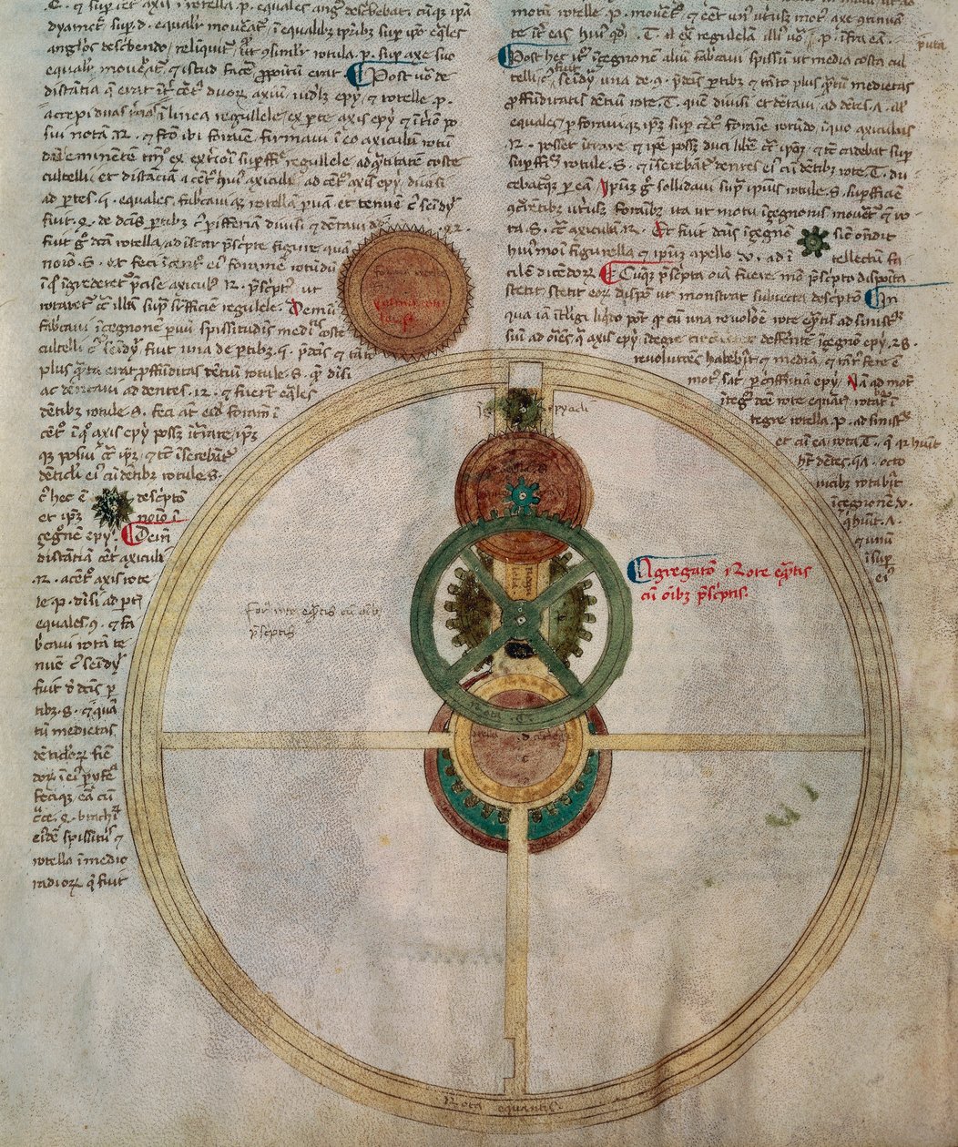 Detail of the Astrarium of Giovanni Dall'Orologio Dondi