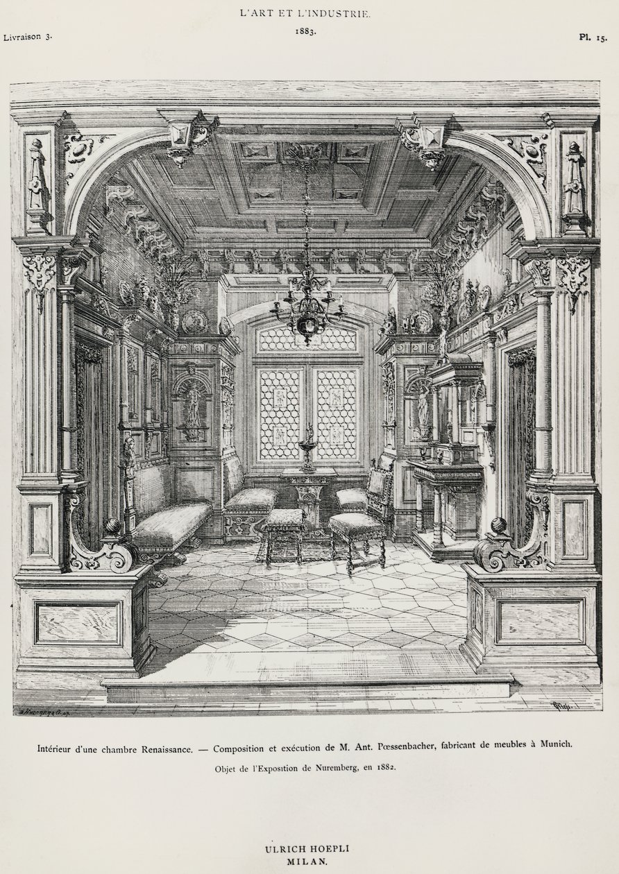 Spanish Renaissance Interior Sketches Spanish Renaissance | Design