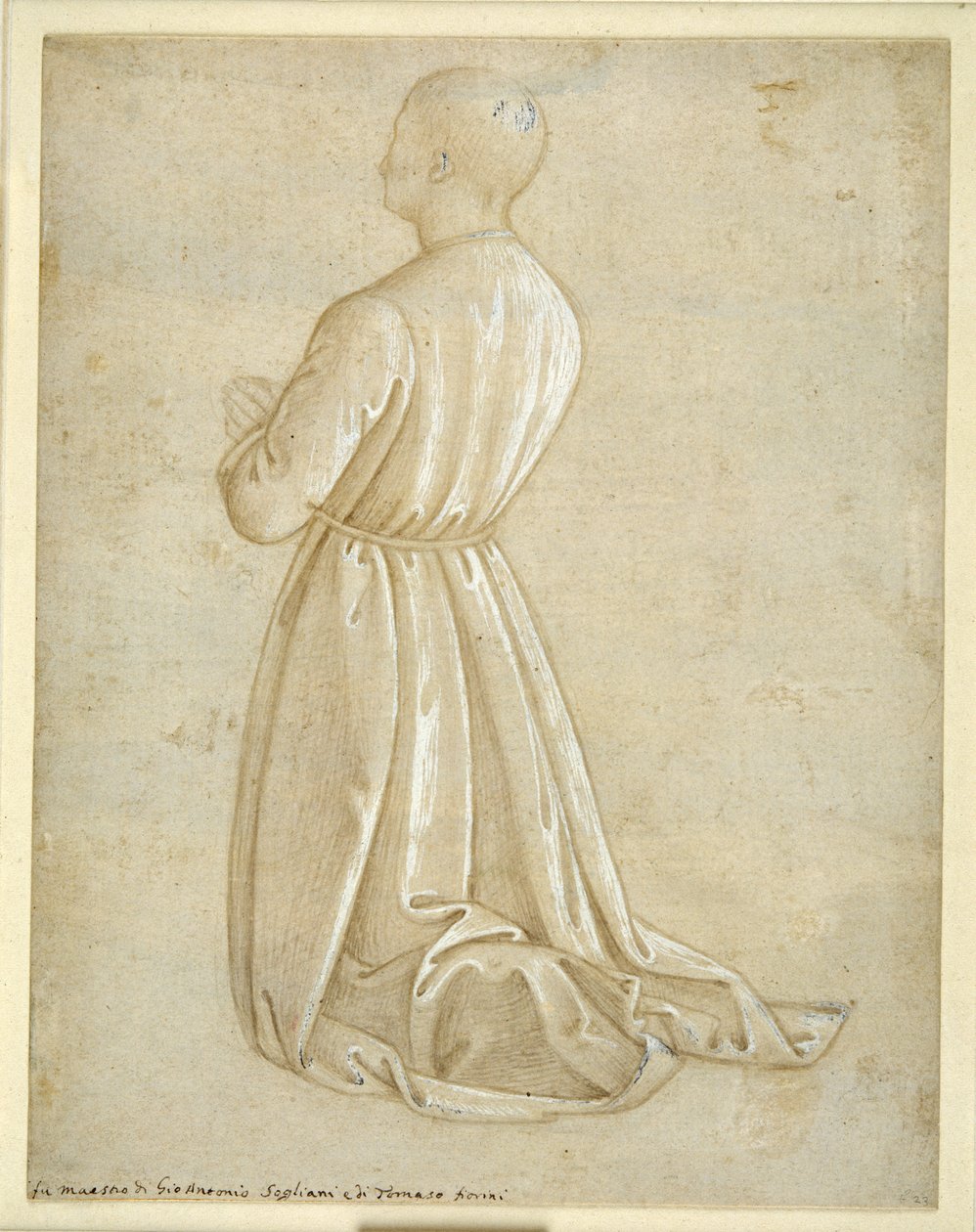 Person Kneeling Back View