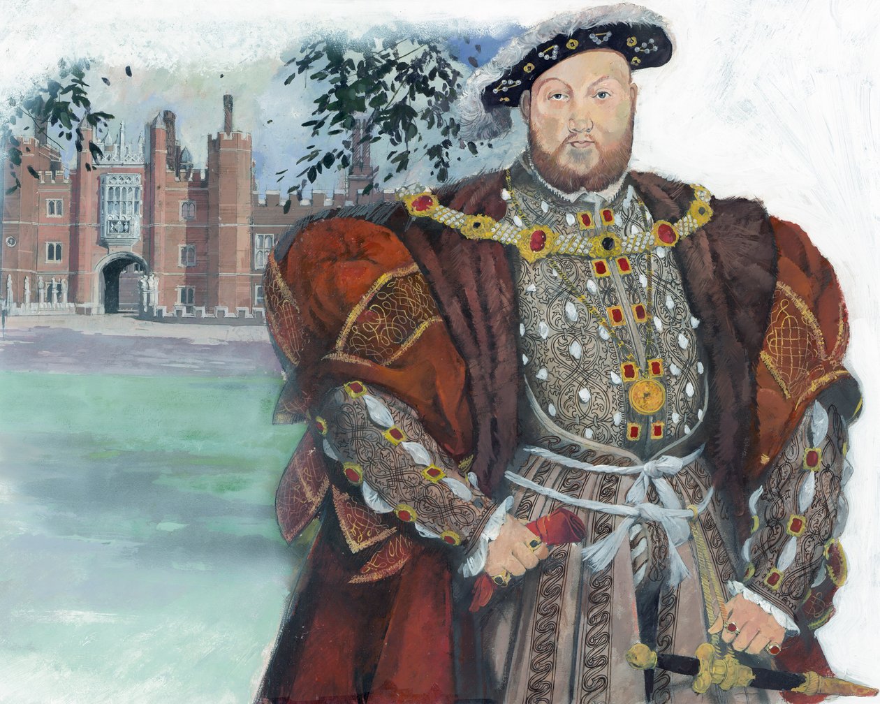 Henry VIII, King of England by Ivan Lapper: Fine art print