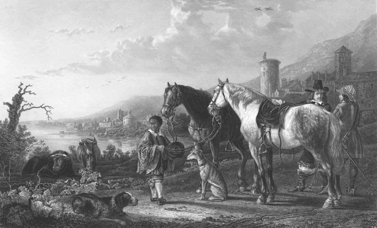 The Slave-Page by J. Godfrey: Premium art reproduction