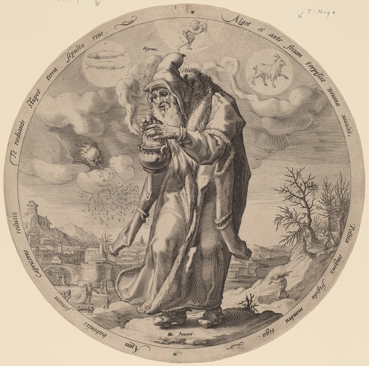 Winter by Jacob Matham after Hendrik Goltzius