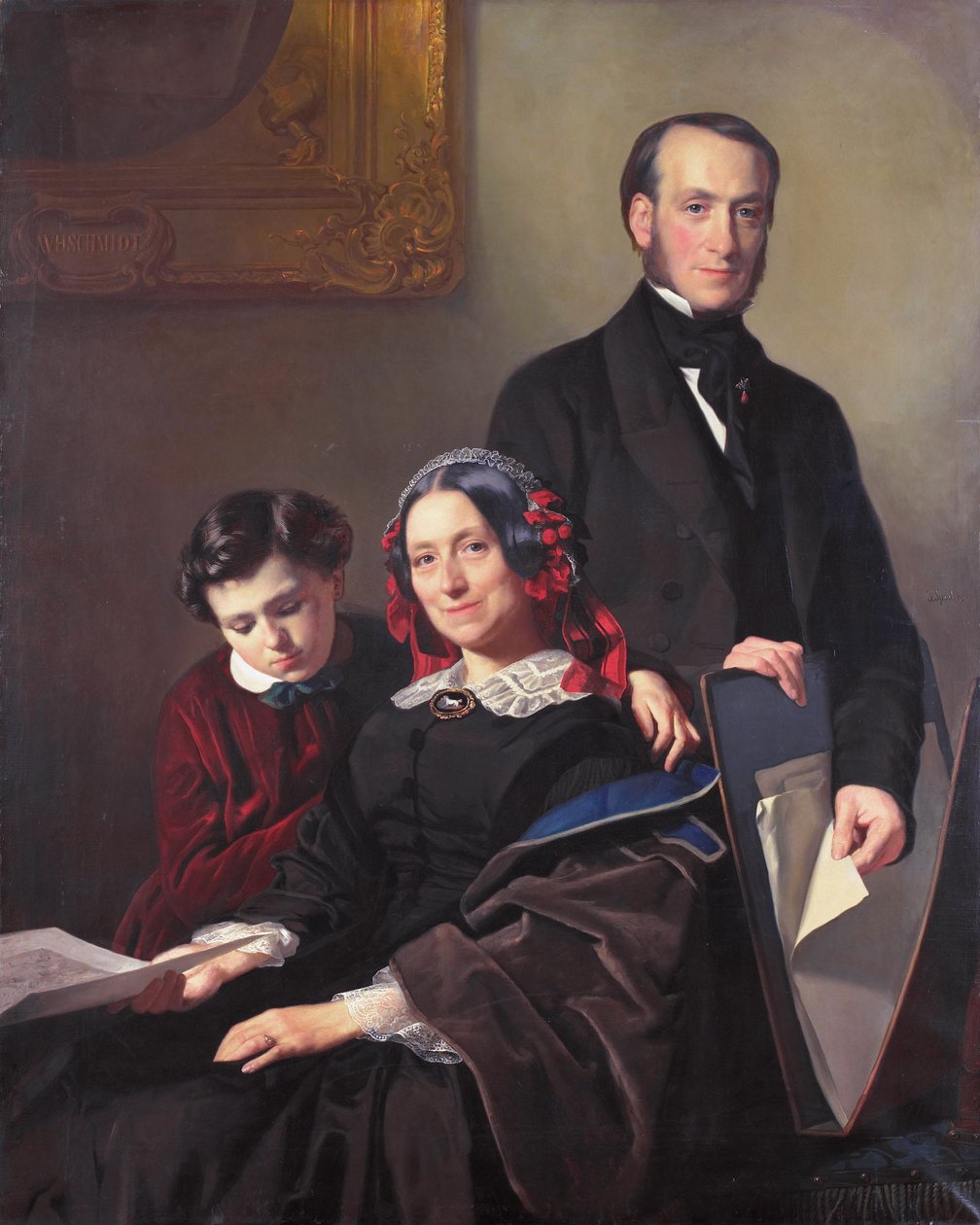 Mrs. A J Schmidt-Keiser, Widow of the Painter Willem Hendrik Schmidt ...