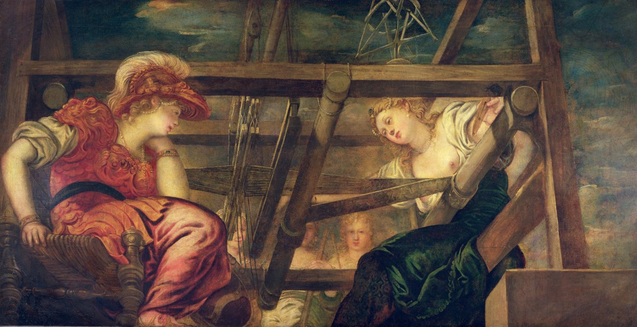 Athena and Arachne, c.1475-85 by Jacopo Robusti Tintoretto