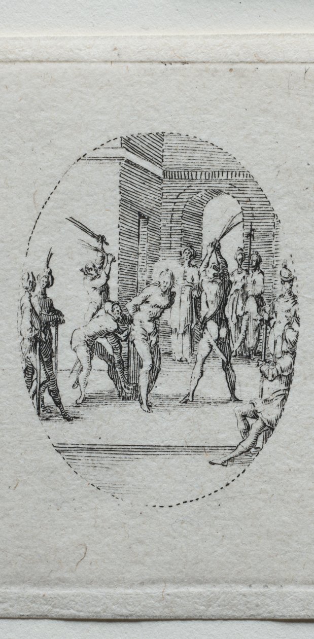 The Flagellation by Jacques Callot: Buy fine art print