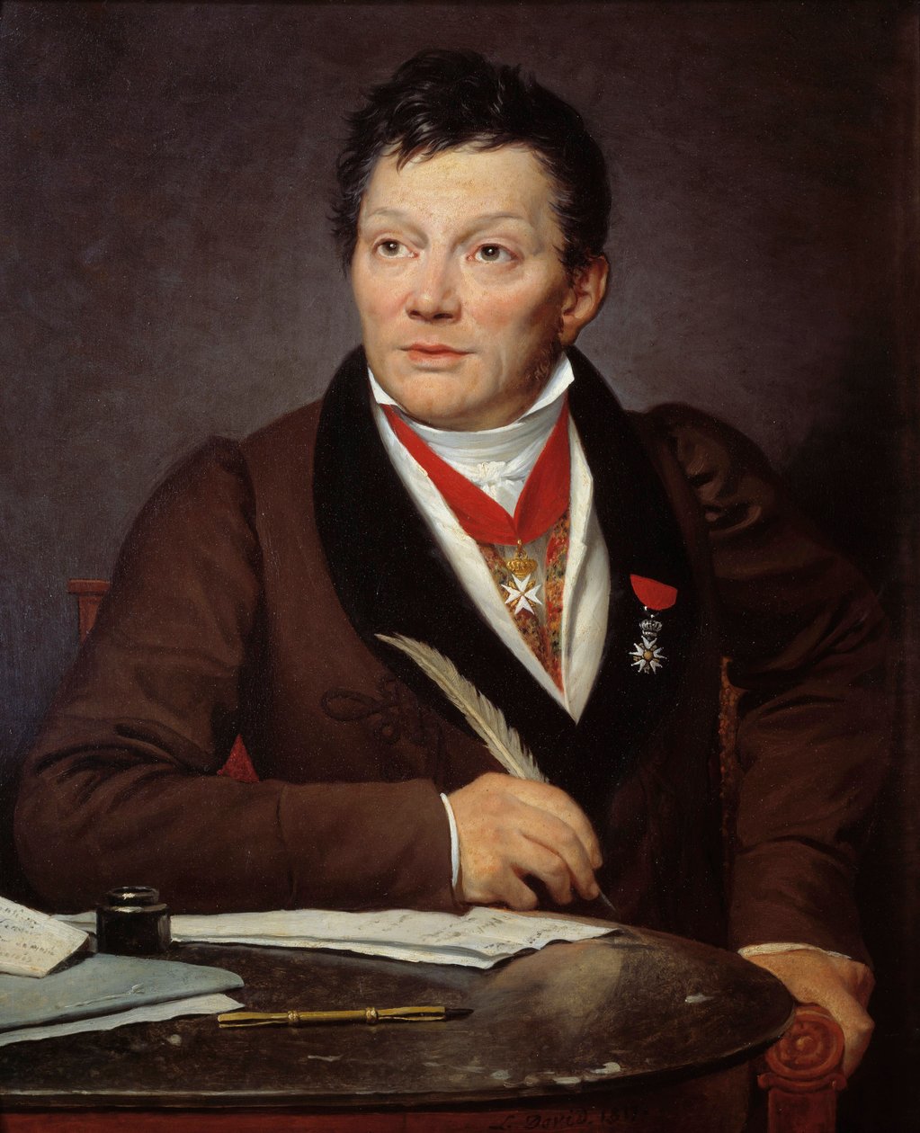 Portrait of Alexandre Lenoir, Archaeologist and Curator of the Museum ...
