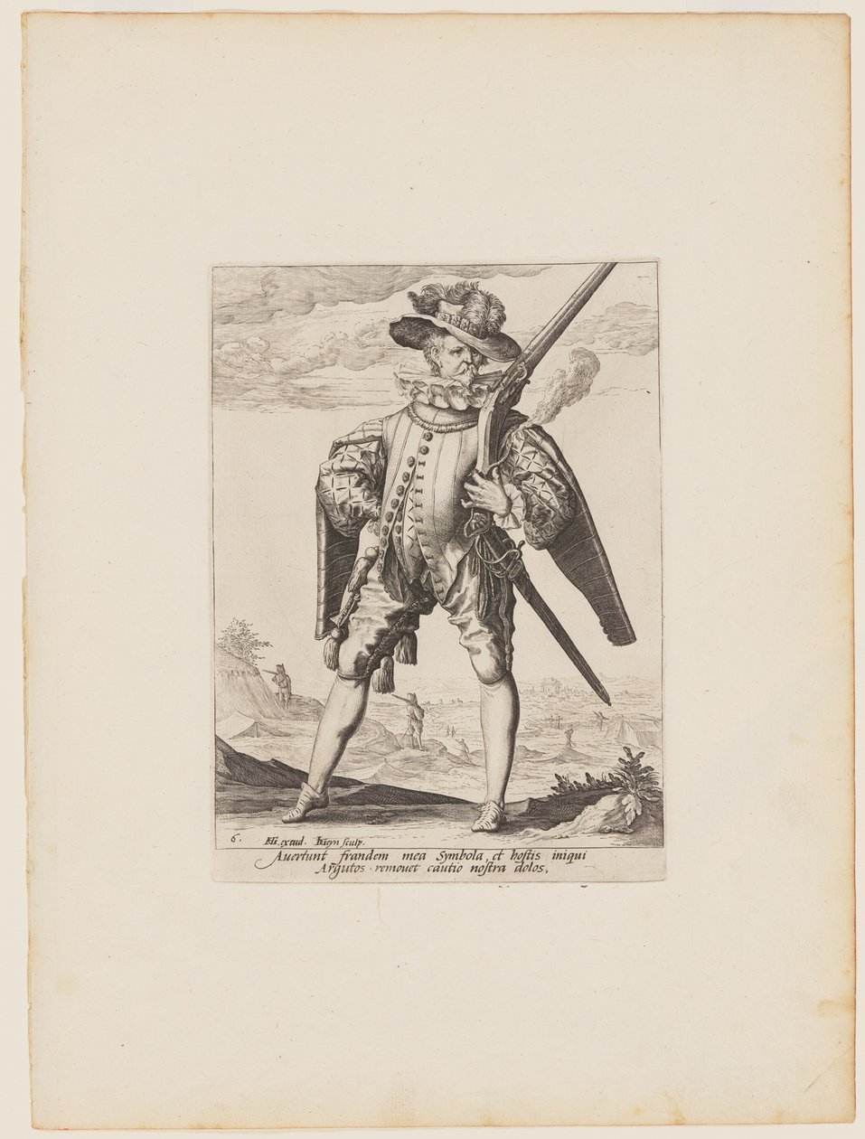 Musketeer, from Officers and Soldiers of the Bodyguard of Emperor ...