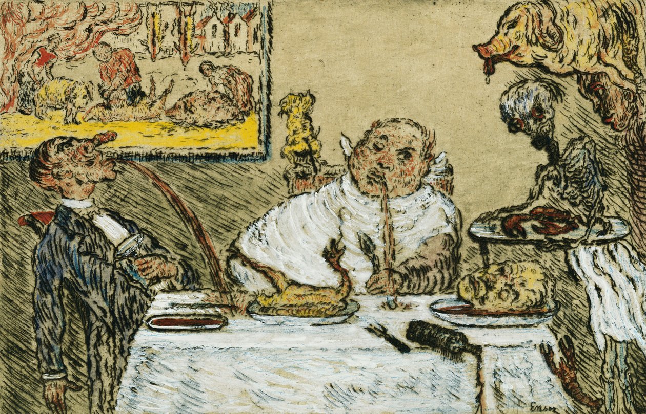 The Deadly Sins by James Ensor: Buy fine art print