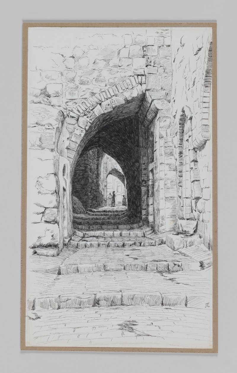 A Street in Jerusalem, illustration from The Life of Our Lord Jesus Christ