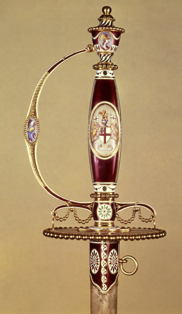 Hilt of a Sword Presented to Colonel James Hartley by the East India ...