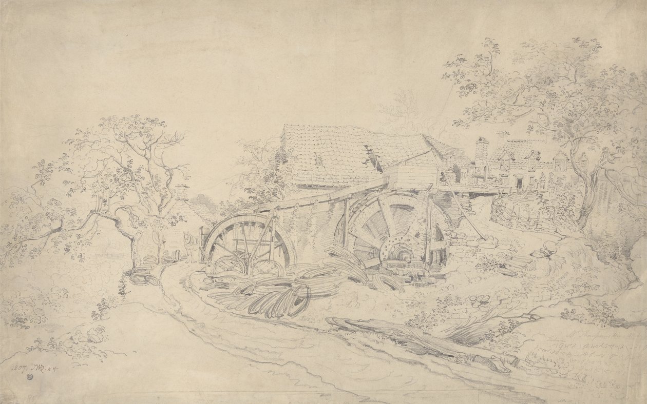 Mr Thompson's Wire Mill, Tintern by James Ward