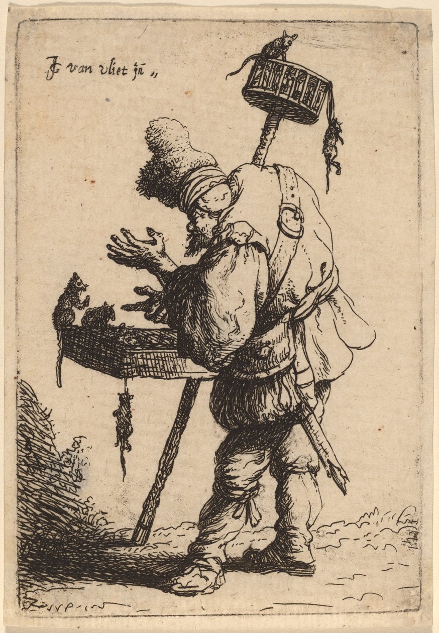 The Rat Catcher by Jan Georg van Vliet: Buy fine art print