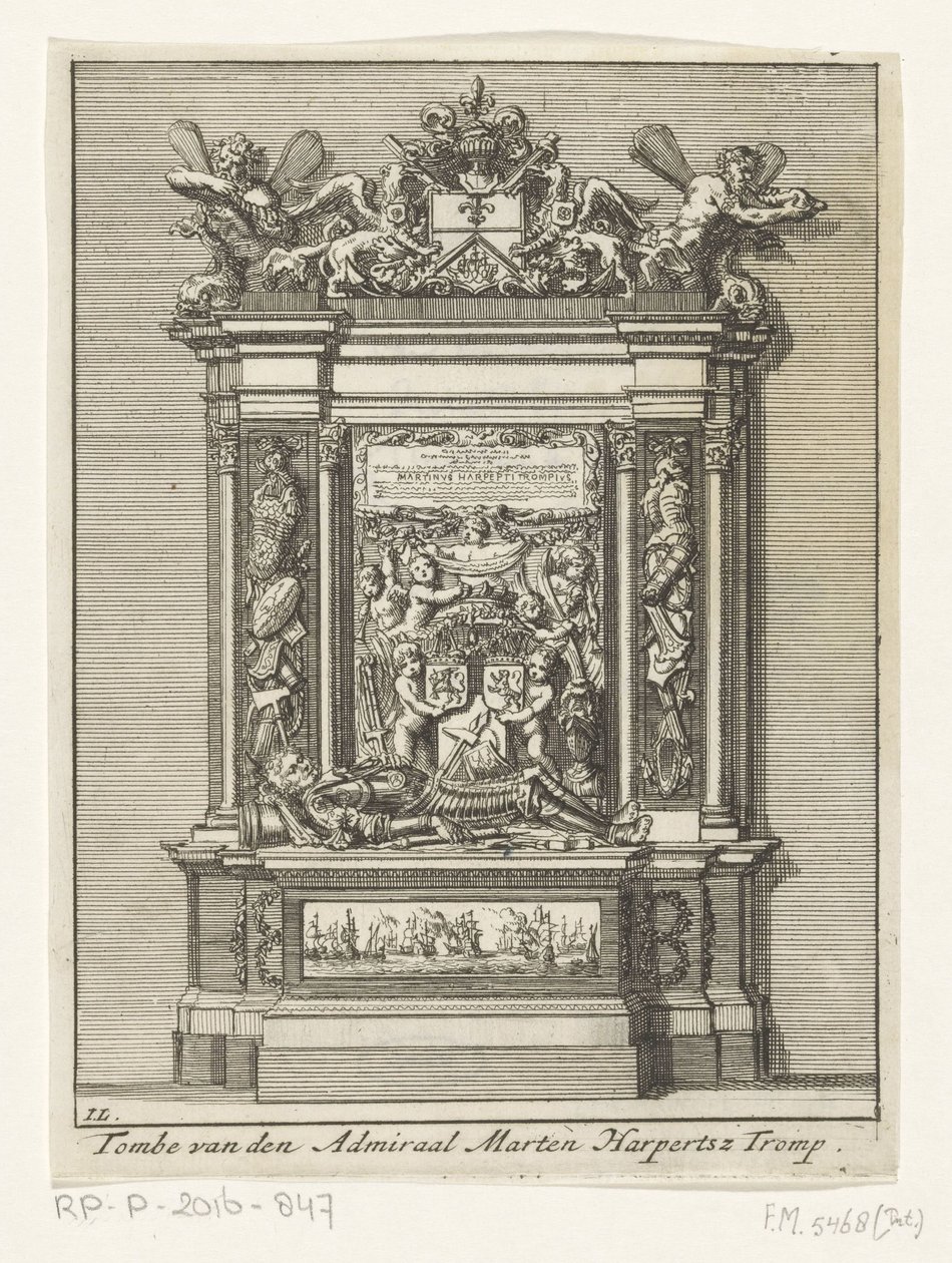 Tomb of Admiral Maarten Harpertszoon Tromp (Tombe van den Admiraal ...