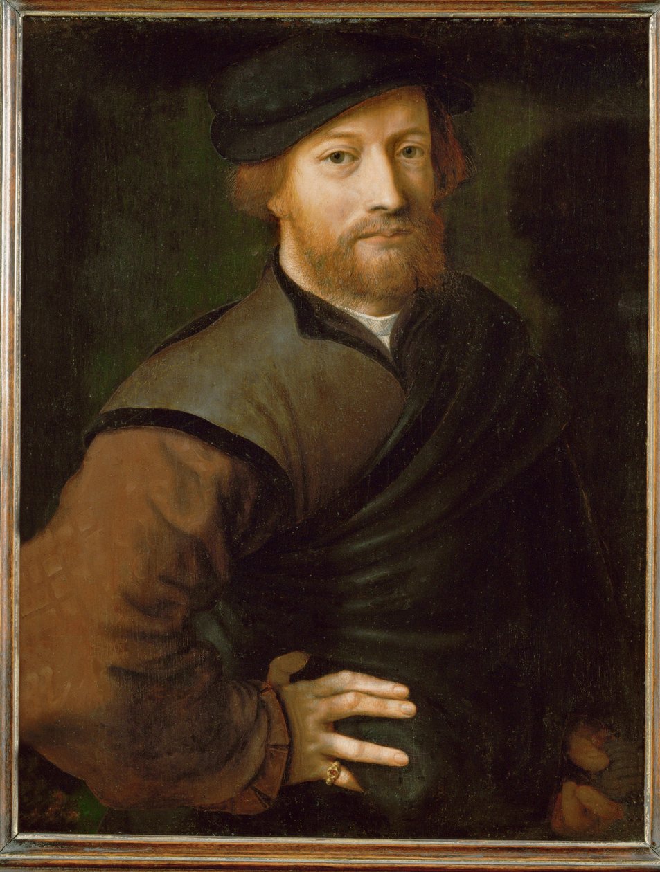 Male portrait by Jan Sanders van Hemessen: Fine art print