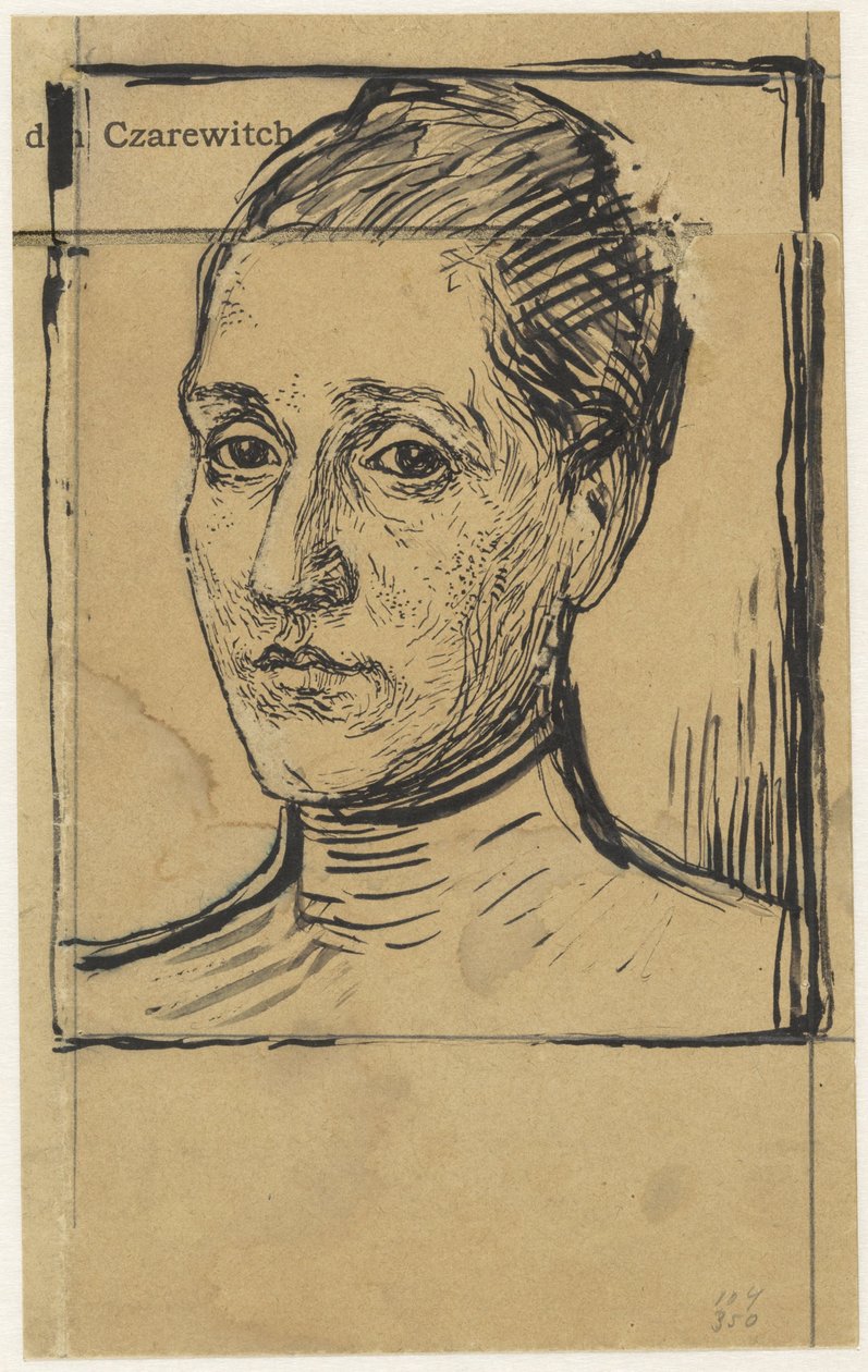 Portrait of Anna Dorothea Veth-Dirks by Jan Veth