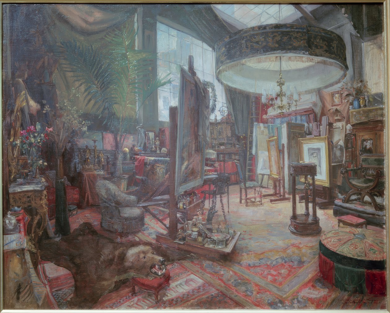 Alfons Mucha's Studio in Paris by Jan Vochoc: Fine art print